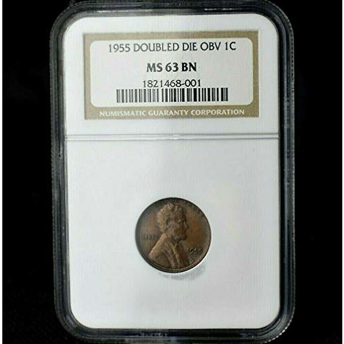 1955 P Lincoln Wheat Cent Cent MS-63 BN NGC