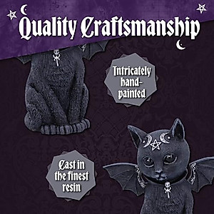 Nemesis Now Cult Cuties Adorable Occult Figurines, Bewitching Evil Spirit Creatures, Hand-Painted, Resin - Malpuss
