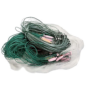 Lixada 25m 3 Layers Monofilament Fishing Fish Gill Net with Float #1/#2/#3/#4/#5/#6