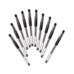 uni-ball Signo Um-151 Gel Ink Pen - 0.38 Mm - 10 Set (Black)