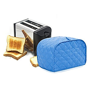 Toaster Cover 4 Slice Blue For Kitchen Toaster Dust & Fingerprint Protection