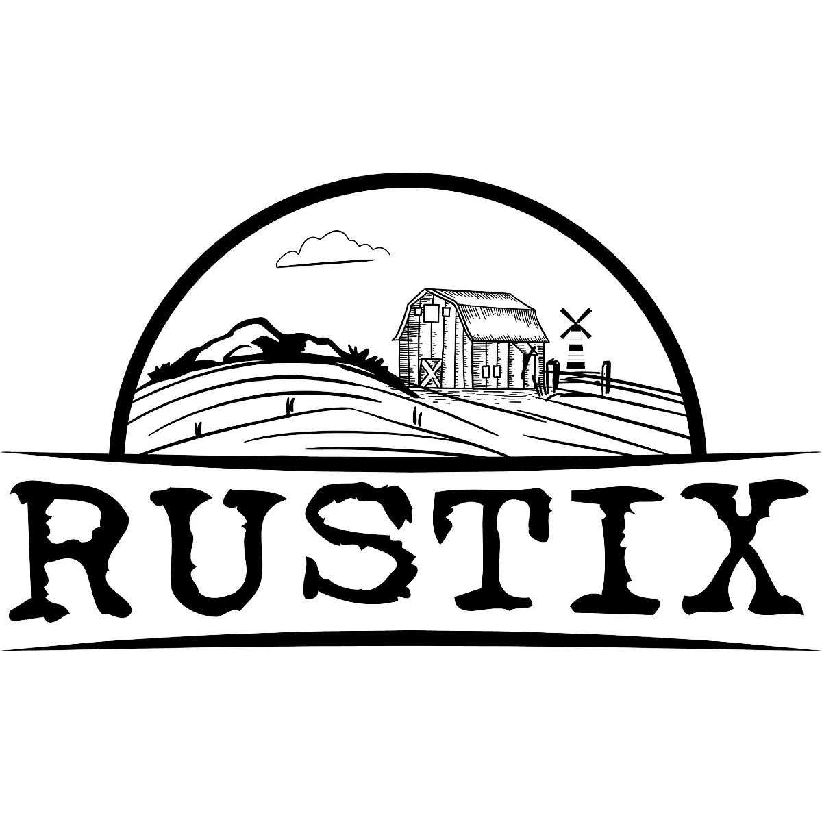 RUSTIX Mini Wooden Stool Rustic Decorative Tiny Stool Ideal Accent Stool for Small trinkets, Plants and Decor - 7" W x 5.75" H