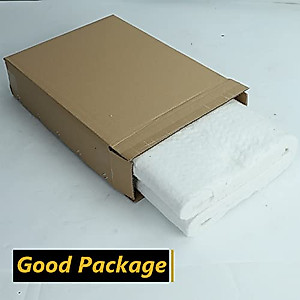 BACLAUGH 1"x24"x72",2400F Ceramic Fiber Fireproof Insulation Blanket, Applicable to Furnace, forging, kiln and Stove