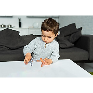 MAGMEN Upgraded Strenght Magnetic Travel Toys for Toddler, Stretchy Magnetic Fun (Ages 3+) Pack of 10 Solid