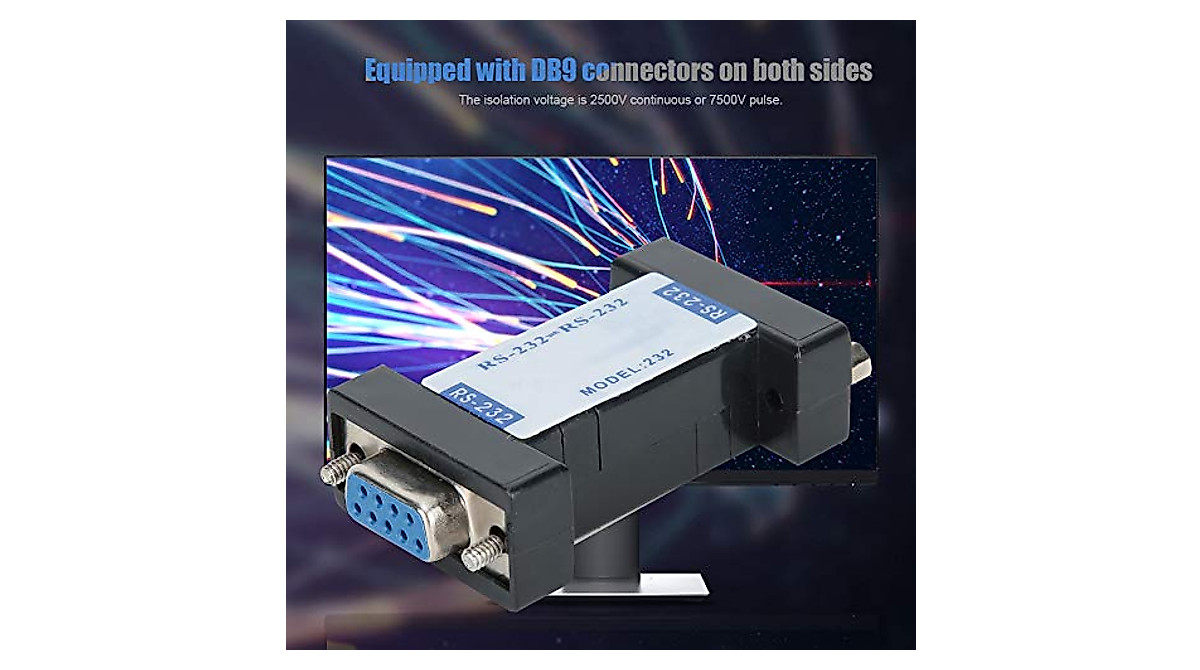 Optical Isolation RS232 Converter Adapter for Industrial Data Communication