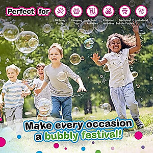 4 Big Bubble Wands: Making Giant Bubbles. Great Birthday Activity and Party Favor. Giant Bubble Solution Not Included.