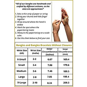 Efulgenz Indian Bangles Gold Tone Indian Bangles for Women Indian Style Bollywood Traditional Wedding Bridal Bracelet Bangle Set Jewelry