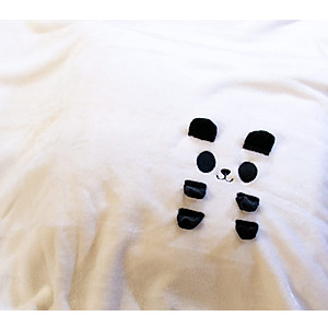 Yaseenit Security Blanket Soft Baby Blankets Unisex Baby Gifts Valentine's Day Baby Gifts for Newborn Boys and Girls Baby Snuggle Toy Baby Stuffed Animal. (Panda)