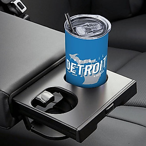 LANJAO Tumbler 20oz Straight Skinny Car Cups With Insulated Cup Sleeve Portable Handle, Sports Travel Coffee Mug, Stainless Steel, Insulated,Classic Collection Gifts for Men Women Fans