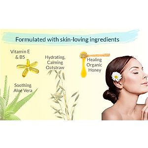 Rosadyn+ Gel Cleanser for Sensitive Skin, Acne, Rosacea and Breakouts |Formulated with Organic Honey