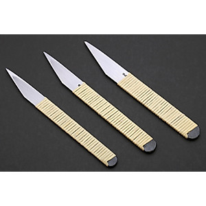 Yoshihiro High Carbon White Steel #1 Kiridashi Knife Made in Japan Chef Tools (Width:18mm)