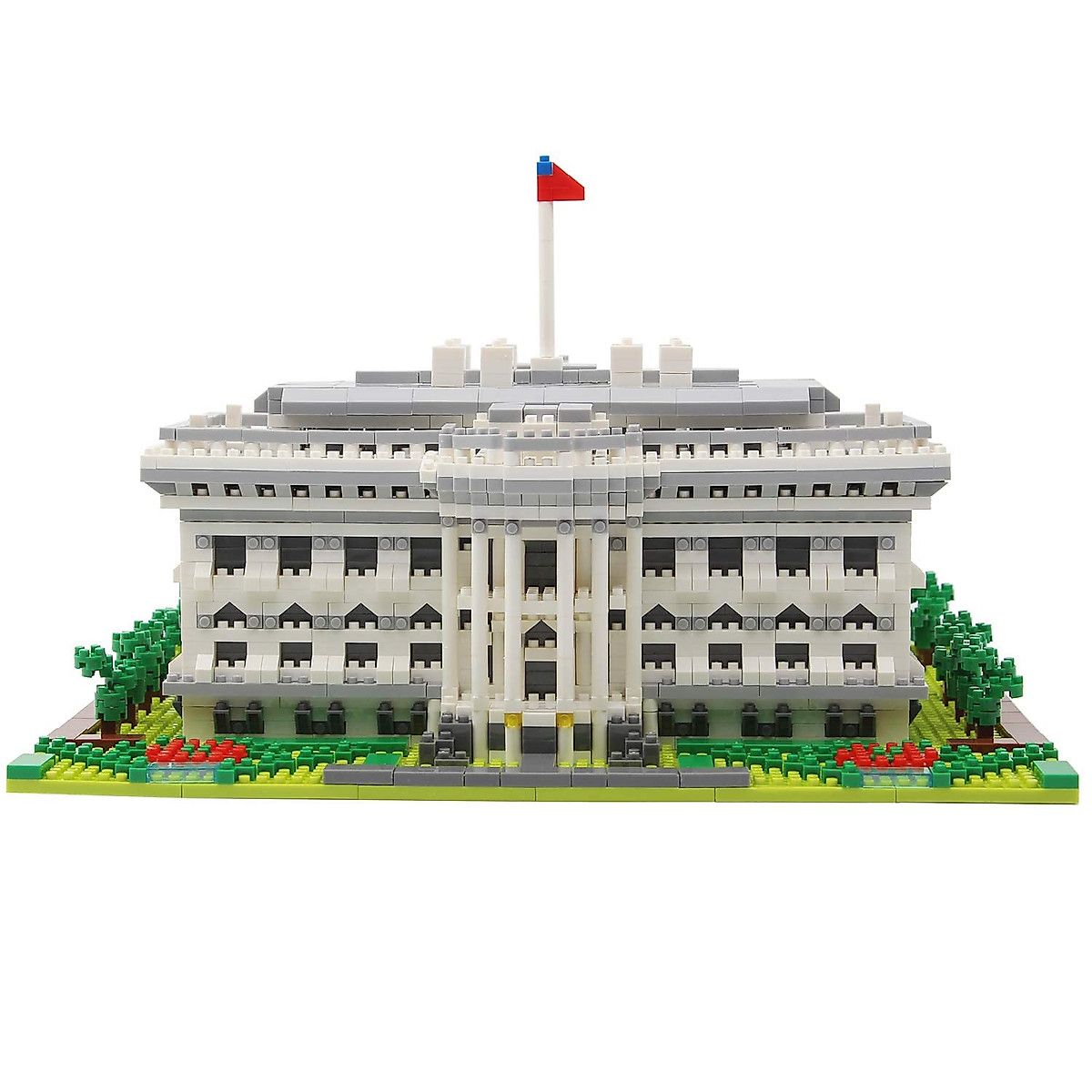 Architecture Set The White House 2021PCS Model Building Kit Micro Building Blocks 3D Puzzle Toys for Adults and Kids
