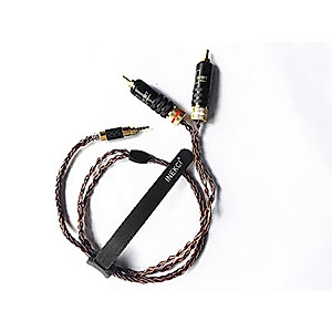 HiFi Cable with 2.5mm TRRS Balanced Male to 2RCA Male Hi-end for Astell&Kern AK100II, AK120II, AK240, AK380, AK320, DP-X1A, FIIO X5III, XDP-300R, iBasso DX200, KANN Pcocc Silver Plated Cable
