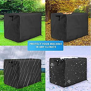 Joramoy Generator Covers Waterproof UV Protection Heavy Duty 600D Oxford Cover Universal for Wen 56310ic & Wen 3800 & Predator 3500 (24x 18x 20 inch)