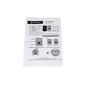 Finger Kalimba Mbira Thumb Piano by Trademark Innovations