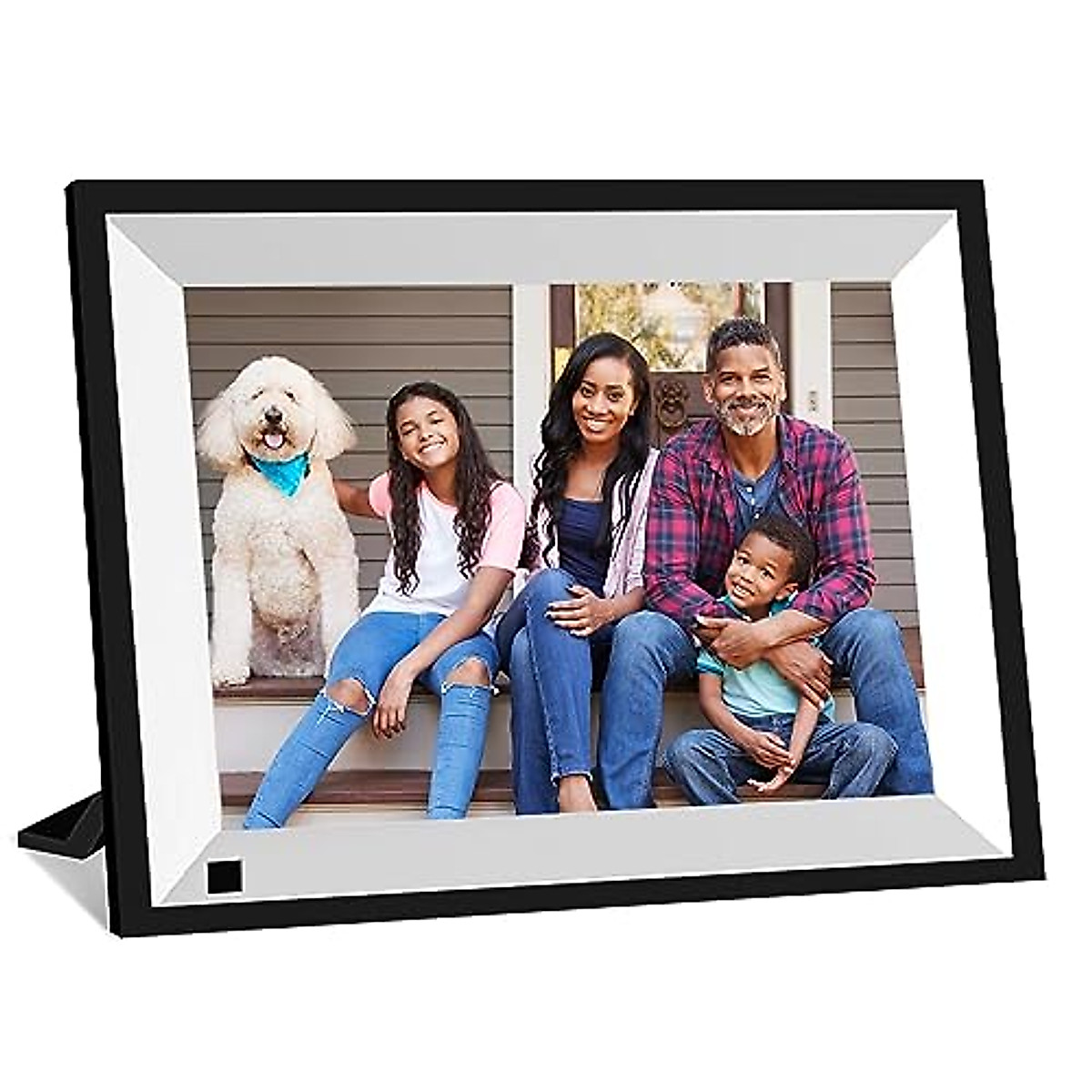 Digital Picture Frame, 10.1 inch WiFi Digital Photo Frame 32GB, 1280*800 IPS Touch Screen, Smart Electronic Picture Frame Slideshow, Load Photo Video from phone via Frameo App, Rotating, Gift VNEIMQN