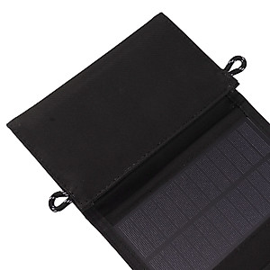 Portable Solar Panel, 20W 5V Monocrystalline Silicon Solar Bag Foldable Dual USB Output Outdoor Power Charging Bag Solar Charger for Outdoor Camping Travel