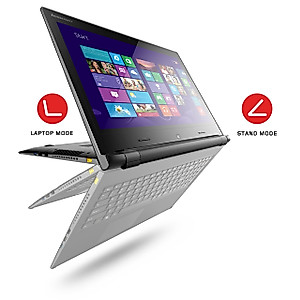 Lenovo IdeaPad Flex 15 59387556 Touchscreen Laptop (Windows 8, Intel Core i3-4010U 1.7 GHz, 15.6" LED-lit Screen, Storage: 500 GB, RAM: 4 GB) Black