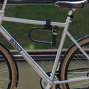 AXA Unisex's Bike D-Lock with Security Cable High, Black, One Size