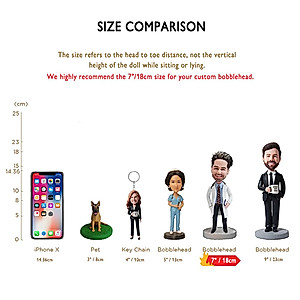 Custom Bobbleheads: Doctor White Coat | Fully Customizable Doctor | Personalized Bobbleheads Best Gifts for Doctor