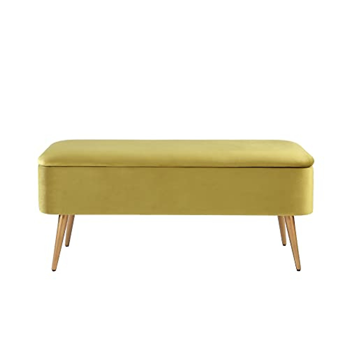 Ball & Cast Upholstered Bench, 42" W, Avocado Green