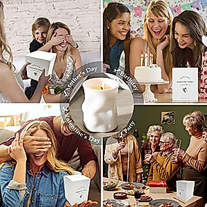 Lavender Candle, Candles Gifts for Women, Candles for Home Scented, Ceramic Natural Soy Wax Coconut Oil Wax Candles, 40 Hours Burning (Peach Oolong)