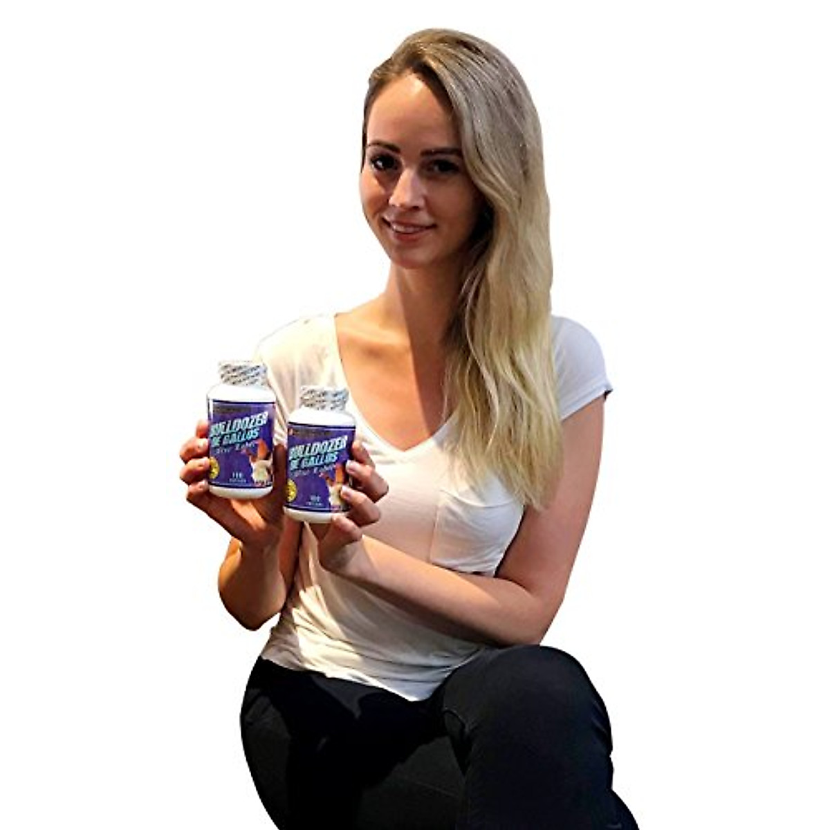 Made in The U.S.A. Fresh Bottles of BULLDOZER DE GALLOS (Blue) Manufactured Date Sept 08,2022. Good Till January 2026