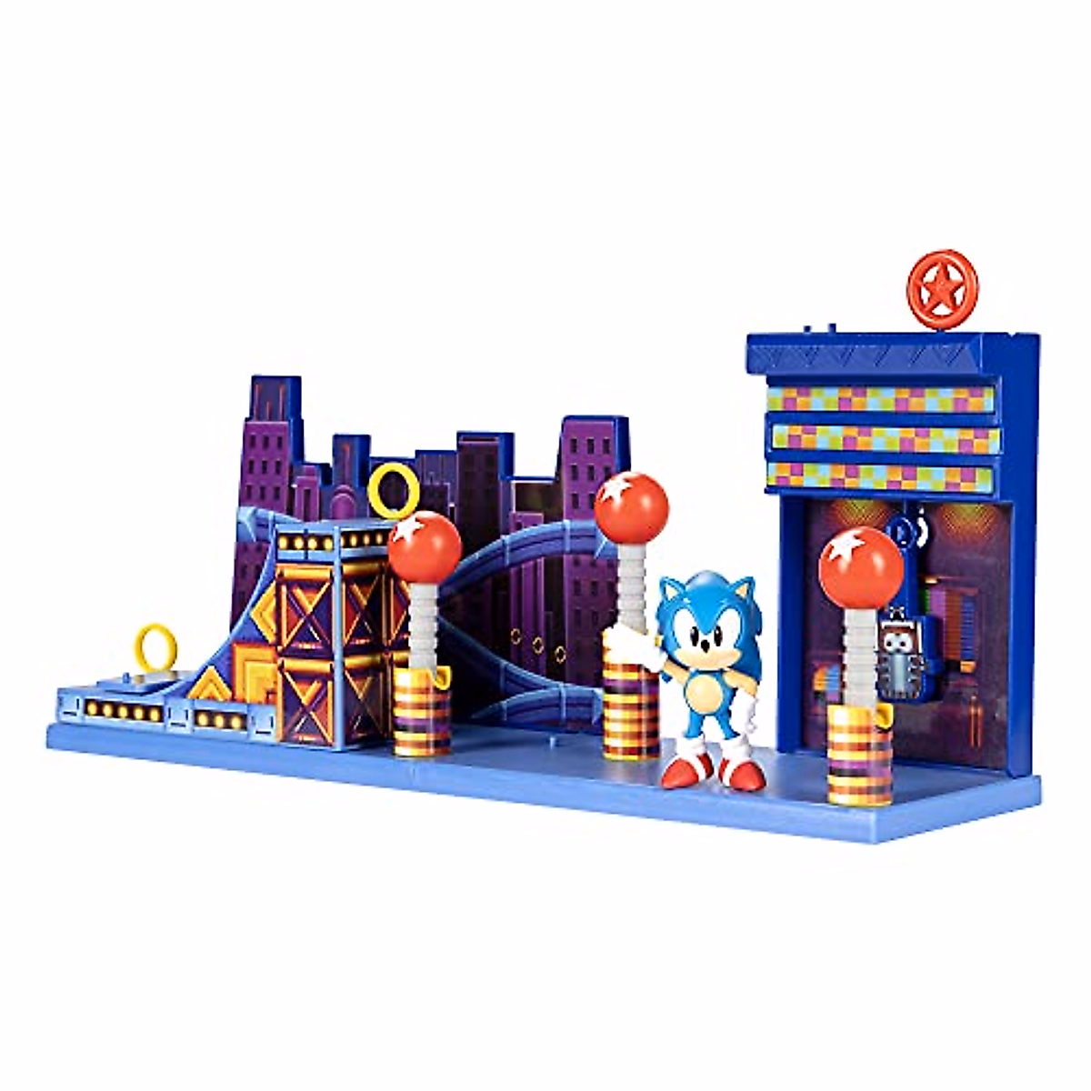 Sonic The Hedgehog Action Figures 2.5" Studiopolis Zone Playset