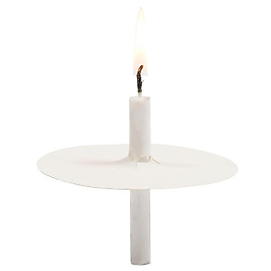 Juvale Candle Drip Protectors for Candlelight Vigil (3 in, 200 Pack)