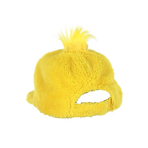 elope Disney Ducky Toy Story Fuzzy Cap - Faux Fur with Embroidered Features - One Size Fits Most - Yellow