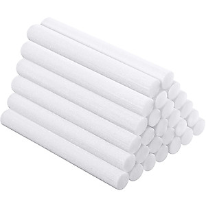 60 Pieces 2.75 X 0.31 Inch Car Diffuser Sponges Refill Sticks Humidifier Filter Replacement Wick Absorbent Sponge Sticks for Mini Car Office Bedroom Humidifier Ultrasonic Aroma Diffuser