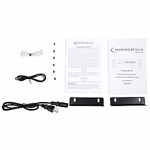 Technical Pro MM2000BT Powered Bluetooth Karaoke Mixer Amplifier Amp SD, USB