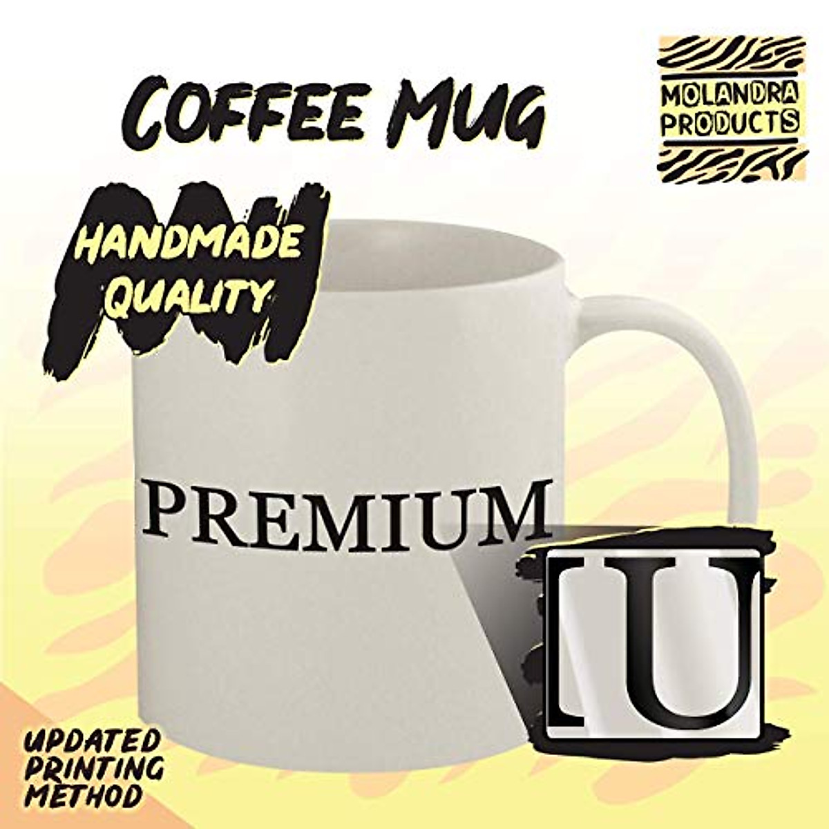 Molandra Products #carapace - Ceramic 11oz White Mug, White