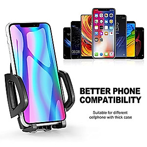 RensanR Cup Phone Holder for Car,Car Cup Holder Phone Mount with 360° Rotation Adjustable Gooseneck,Car Phone Holder Mount for All Smartphones Upgrade