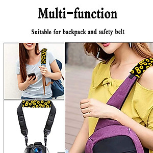 AFPANQZ Two Pack Cat Paws Car Seat Belt Cover for Women Mens Pads Drivers Shoulder Protetion Car Seats Accessories Vehicle Auto Seatbelt Cushion Pads Universal Fit Cute Dog Paws Print Black