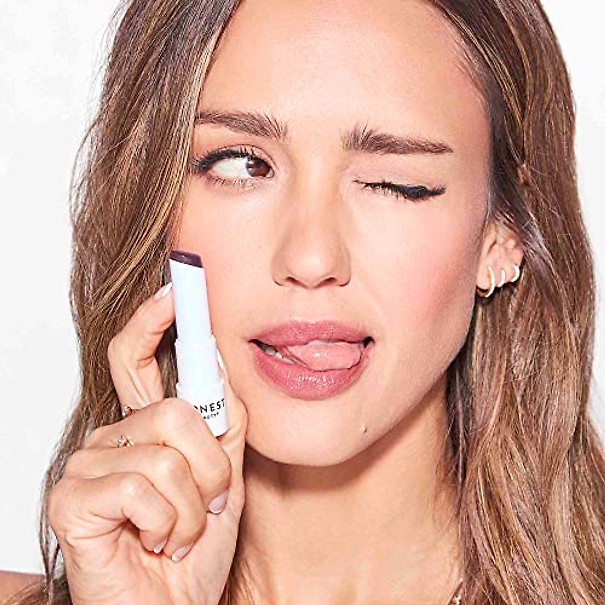 Honest Beauty Tinted Lip Balm | Antioxidant-rich Acai Extracts + Avocado Oil | EWG Certified, Vegan, Cruelty Free | Plum Drop