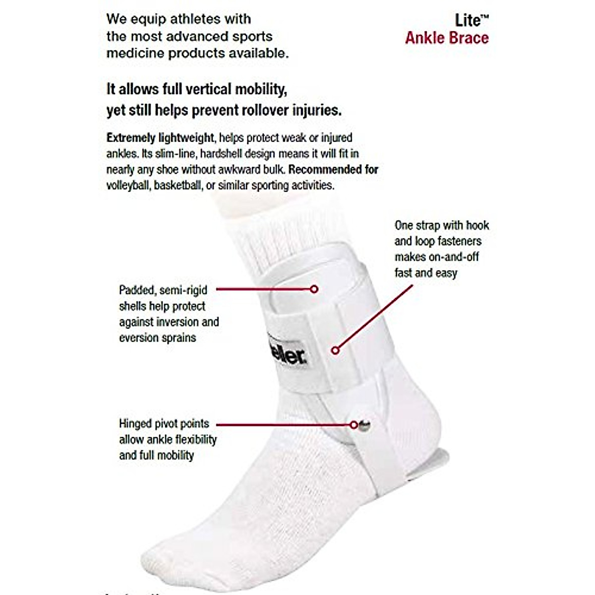 Mueller Lite Ankle Brace - OSFM (EA)