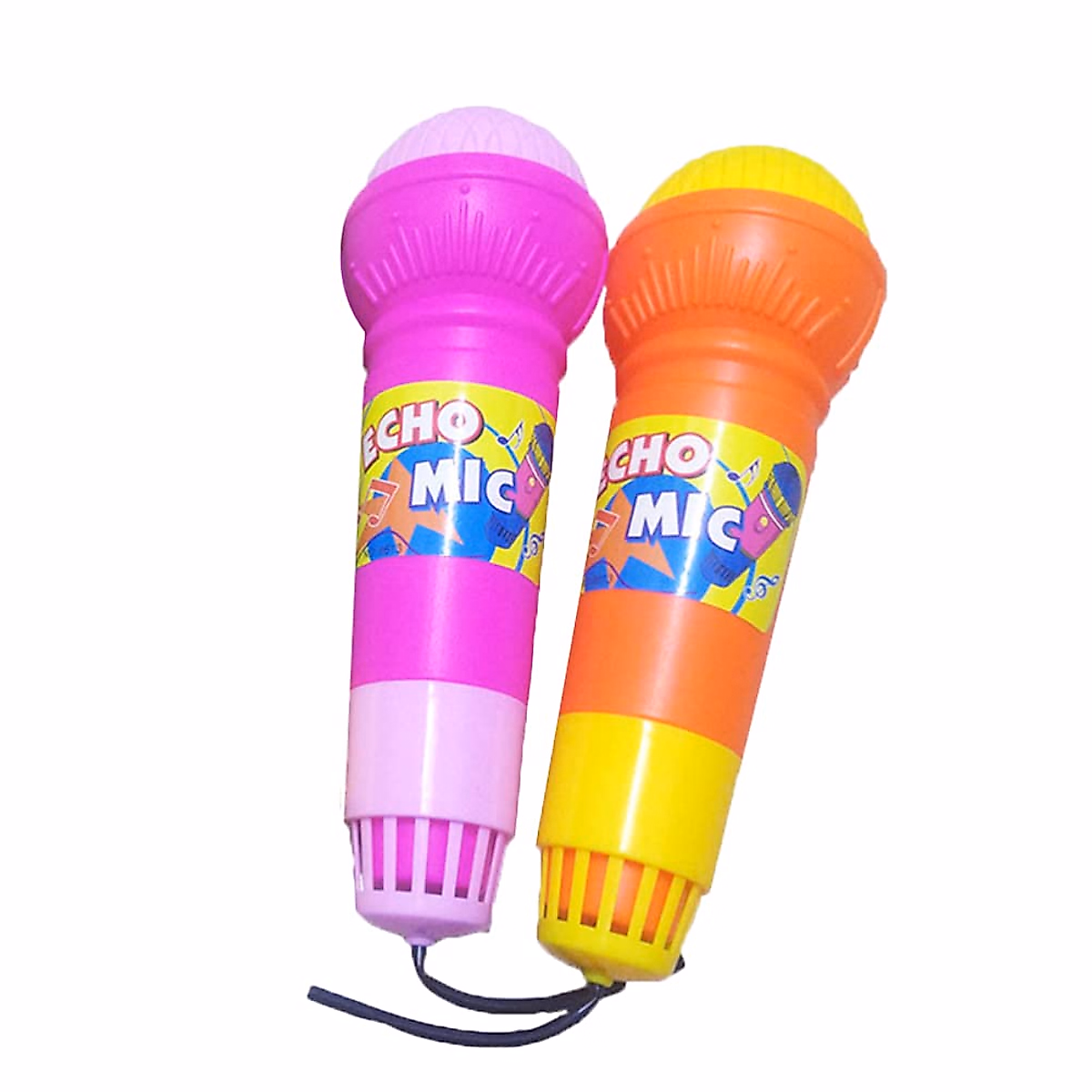 Totority Microphone Kids Echo Microphone for Kids: 3pcs Voice Amplifying Microphone Toy for Kids and Toddlers Singing Speech Communication (Random Color) Toddler Microphone