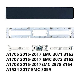 Replacement Spacebar Key Cap and Hinge and Base Gasket for MacBook Pro Retina 13" / 15" A1706 A1707 A1708 2016-2017 A1534 2017 Year Keyboard Space Bar Key Cap