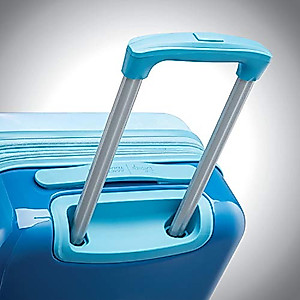 AMERICAN TOURISTER Disney Hardside Luggage with Spinner Wheels, Frozen, 2-Piece Set (18/20), Light Blue