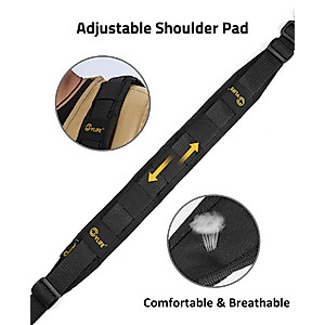 CVLIFE Two Point Sling Upgrade Wide Pad for Enhanced Comfort Removable Shoulder Strap Design Quick Length Adjustment Gun Sling Features 1.25" Wide Tube Webbing and Fast Loop Rifle Sling for Outdoor