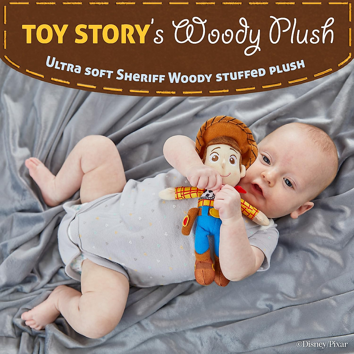 Disney Baby Toy Story Large 8” Stuffed Animal Plush Woody