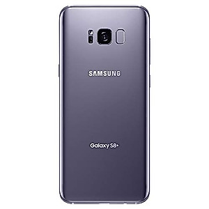 SAMSUNG Galaxy S8+ Plus (64GB, 4GB RAM) 6.2" AMOLED Display, Snapdragon 835, Single SIM GSM Unlocked Global 4G LTE (T-Mobile, AT&T, Metro, Straight Talk) International Model SM-G955W (Orchid Gray)