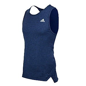 ADIDAS Men's Axis Tank Top, Legend Ink/Dark Blue Small