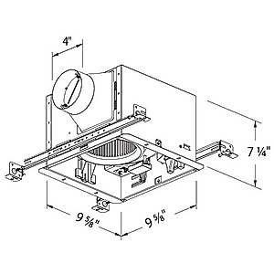 Delta BreezSignature SIG80D 80 CFM Exhaust Bath Fan with Dual Speed Control,White