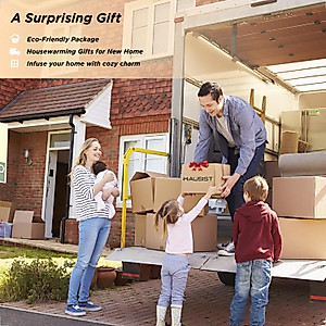 HAUSIST 16.9Inch Wall Coat Rack with 5 CNC Stainless Hooks - Solid Beech Wood Hangers - Farmhouse Entryway Organizer for Hat, Scarf, Towel - Space-Saving Decor for Bathroom, Bedroom, Closet, Kitchen