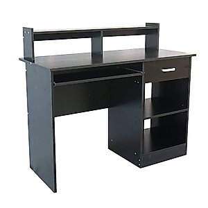 FRITHJILL Computer Desk with Keyboard Tray,Home Office Computer Desk Workstation Wood Laptop PC Table Drawer tudent Table