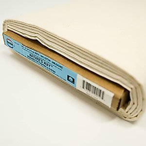 Roc-Lon 47/48" 100% Cotton Nature Premium Quality Muslin Unbleached, Cut by Yard, Off-White