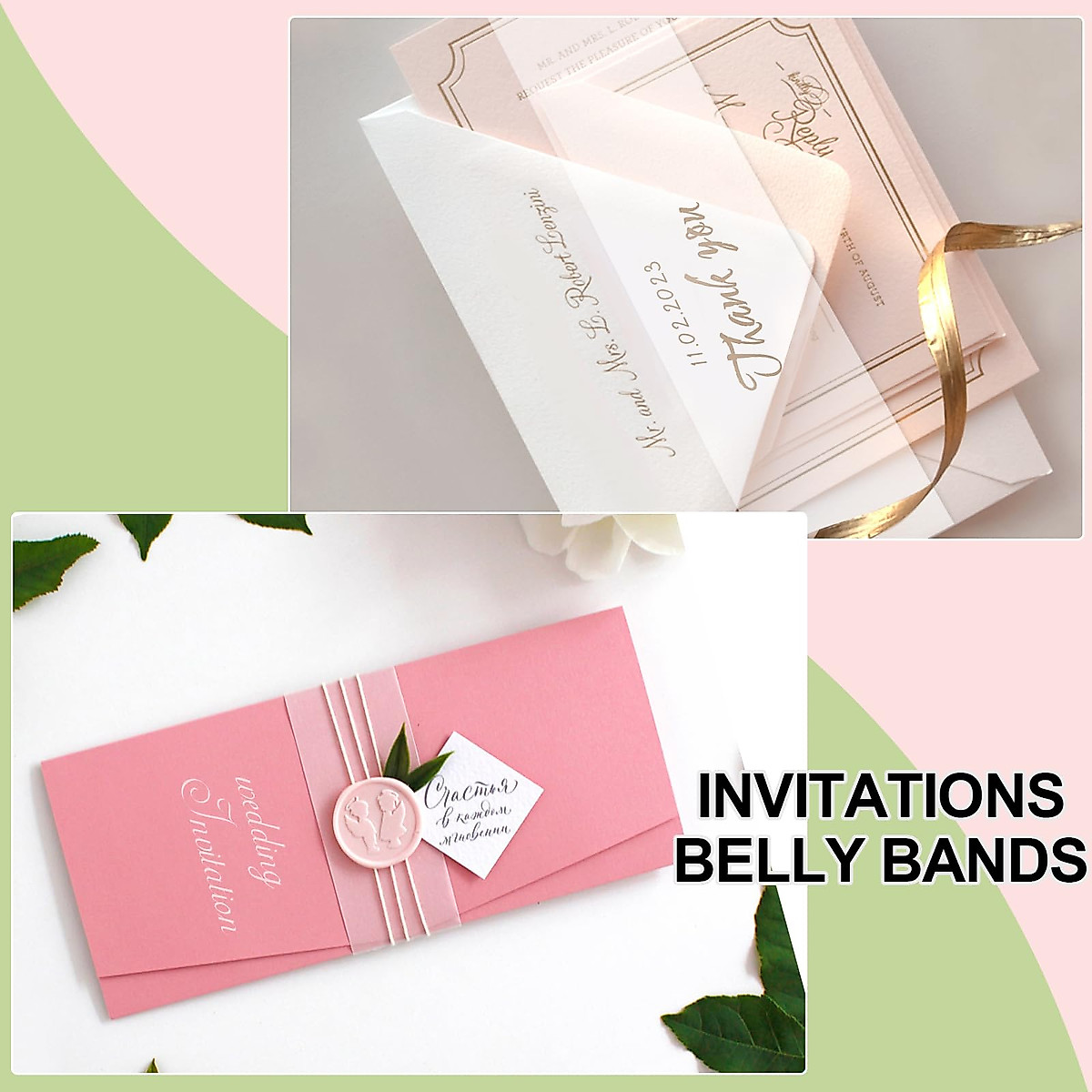 Phinus 72 Sheets Vellum Paper, Translucent Vellum Jackets Vellum Tracing Paper 8.5 x 11, Vellum Paper Printable for Sketching, Invitation Belly Bands, Gift Box Liners