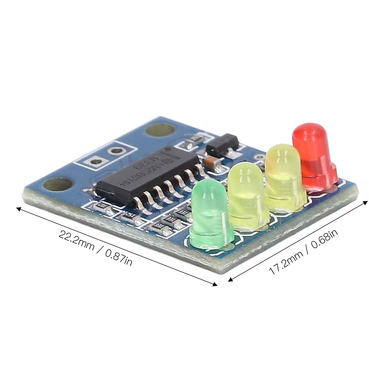 2Pcs Battery Level Indicator Battery Capacity Module Battery Level Indicator Module Module Capacity Tester Board 4 Phase 12V with 4pcs LED